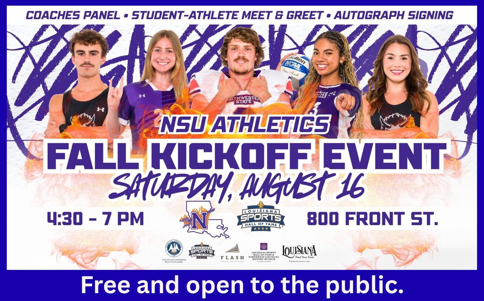 NSU Athletics Fall Kickoff Event - Natchitoches Visitors Bureau